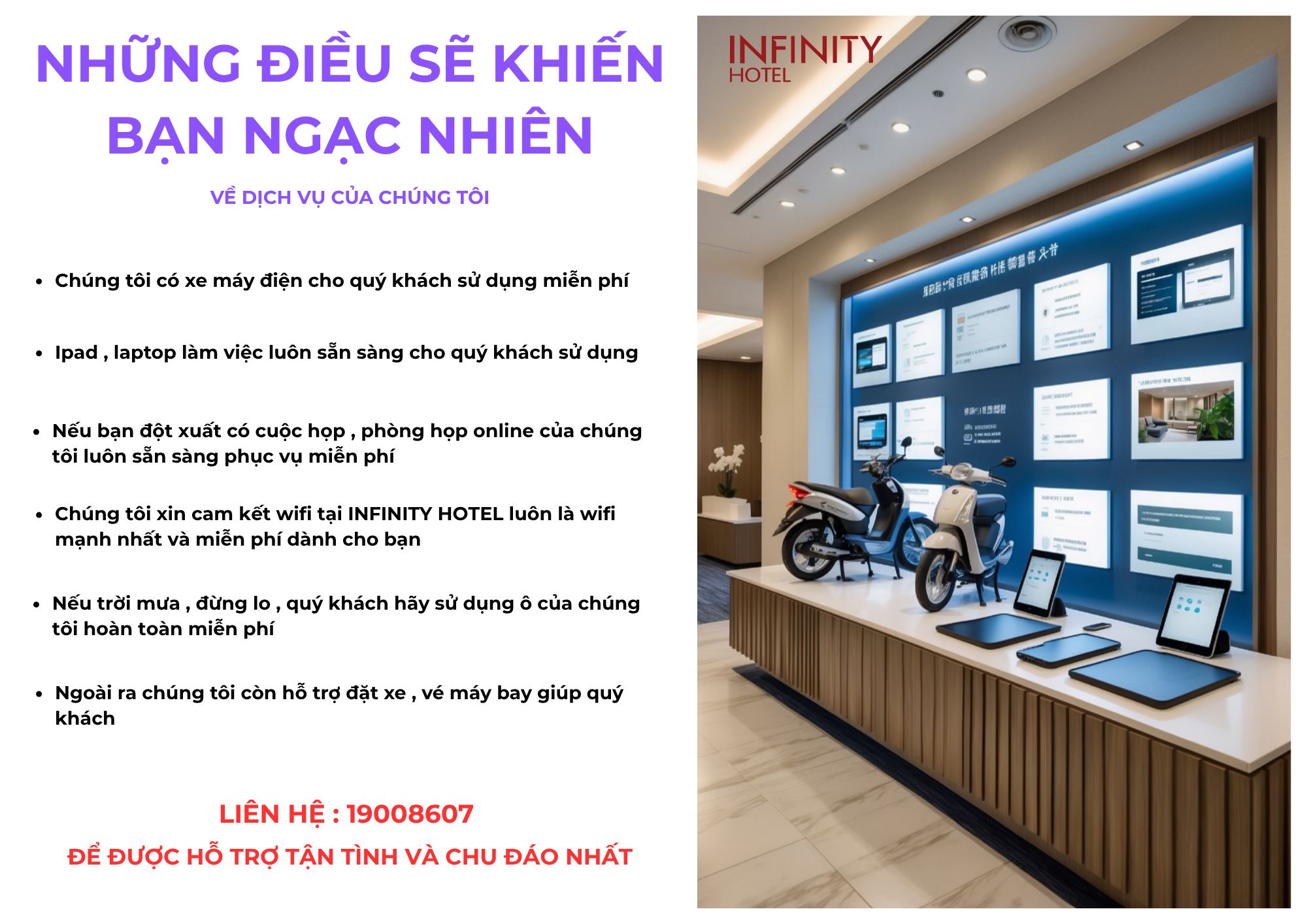 Khách sạn INFINITY HOTEL – Trải nghiệm dịch vụ miễn phí đỉnh cao tại ...
